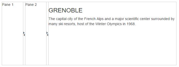 Syncfusion Splitter How To